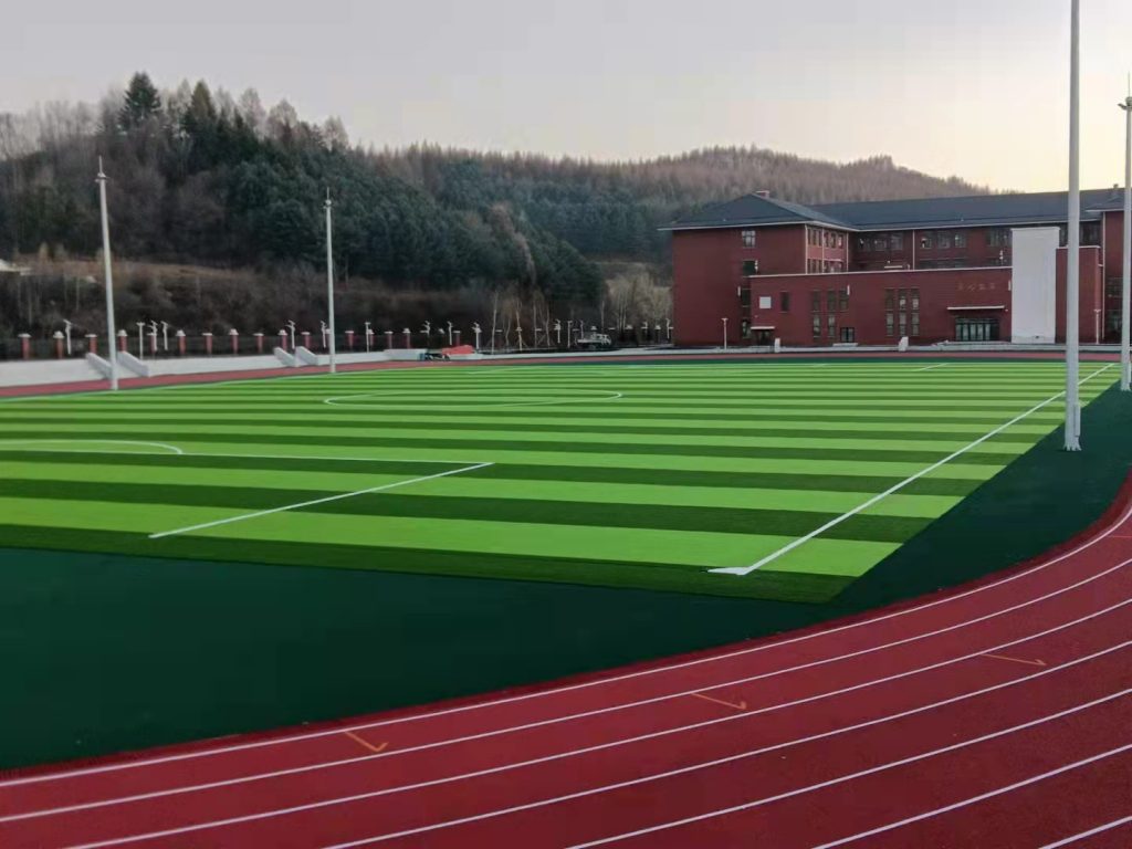 Great News! Football Field Turf Laying Project Completed at Wanliang ...