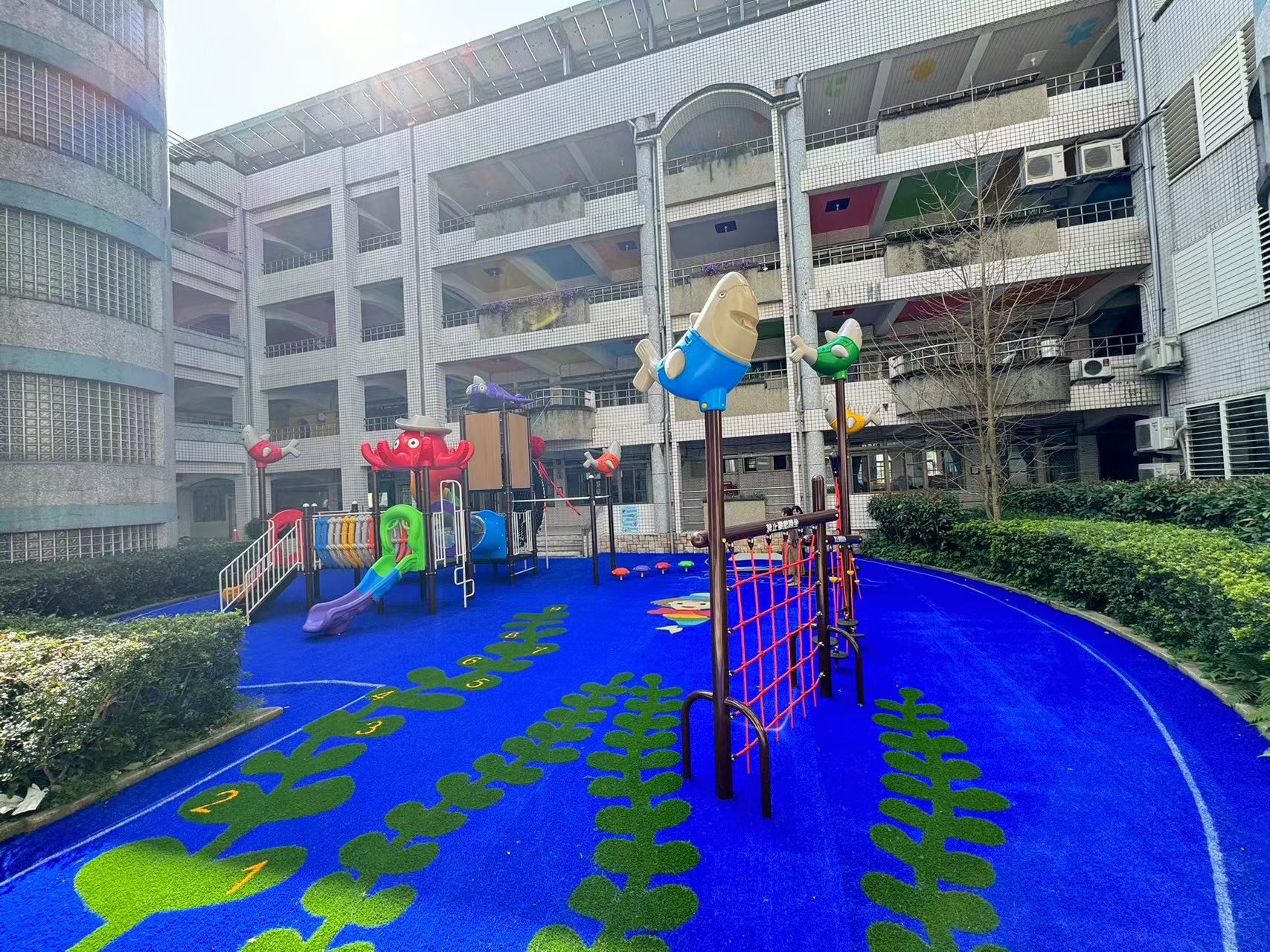 Good news about the lawn installation for XXGRASS Overseas kindergartens xxgrass